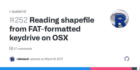 Reading Shapefile From Fat Formatted Keydrive On Osx · Issue 252 · R