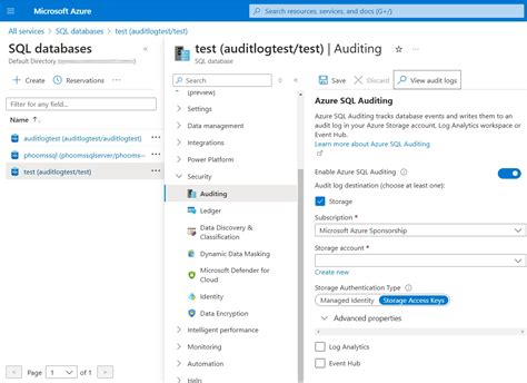 Azure Sql Audit Trail Comprehensive Security Monitoring