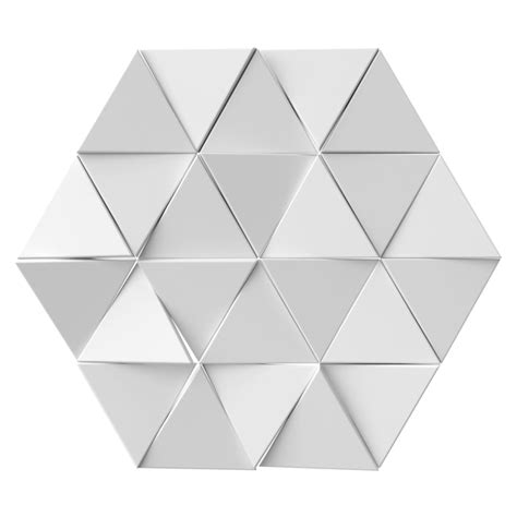 premium photo random triangle shape 3d decoration