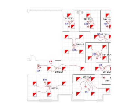 As Fitted Drawing Insyte E Lighting