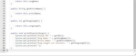 137 Lab Program Playlist With Arraylist You Will