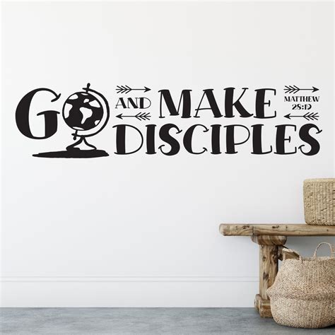 Go And Make Disciples Matthew 28 19 Bible Verse All Decal Vinyl