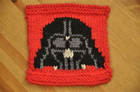 Darth Vader Knit Chart That Means Darth Hats Scarves And Cup Cozies WoooHooo Colorwork
