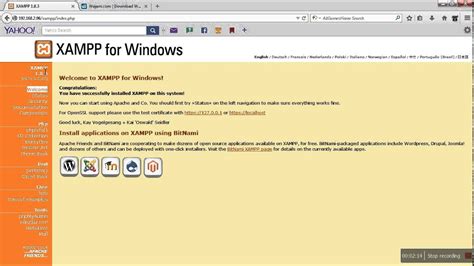 Cara Membuat Web Server Menggunakan Xampp Youtube