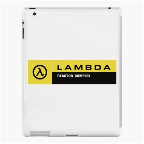 Half Life Lambda Complex Reactor Complex Signage Yellow 1 6 Cs Ipad Case And Skin For Sale By