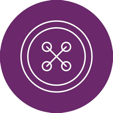 Cloth Button Generic Color Fill Icon