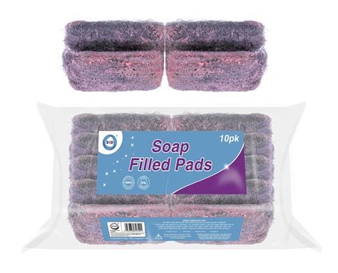 10pc Soap Filled Pads