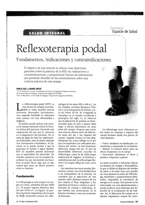 Pdf Reflexology Fundamentals Indications And Contraindications