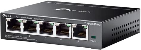 Tp Link 5 Port 2 5g Multi Gigabit Desktop Switch Black Tl Sg605s M2 Best Buy