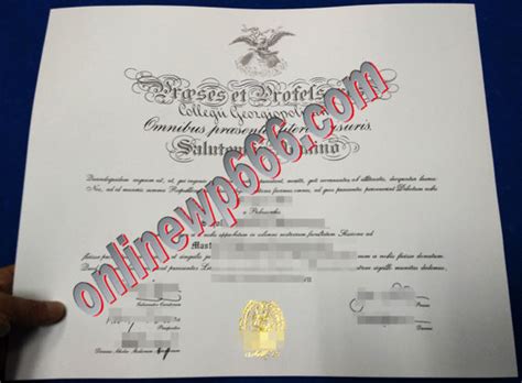 Georgetown University A Fake Degree Certificate Buy Fake American