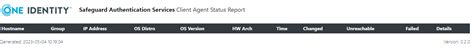 Report Generation · Issue 32 · Oneidentityansible Authentication