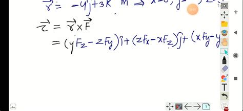 solved in unit vector notation what is the torque about the origin on