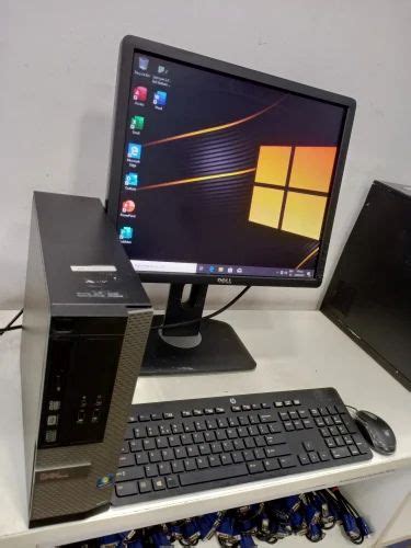 Dell 19Inch Square Refurbished Monitor Dell Optiplex SFF Model Cpu Core I3 4th With Accessories