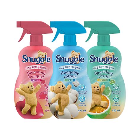 스너글 [470ml 470ml] 스너글 섬유 탈취제 허거블 코튼 스파클링 시트러스 블루밍 부케 위시버킷