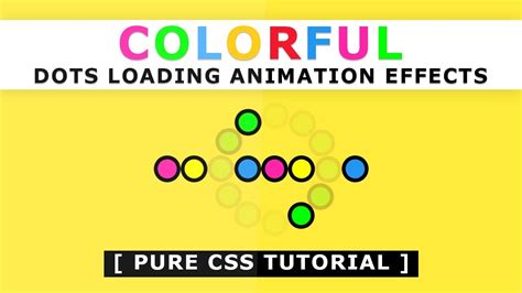 Css Colorful Loading Page Animation Tutorial Pure Css Animation