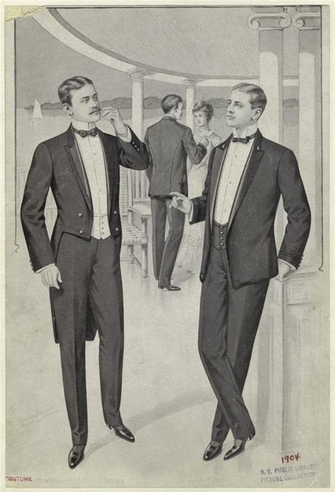 Edwardian Titanic Mens Formal Suit And Evening Wear Tuxedo Guide
