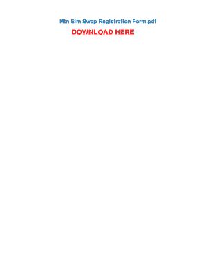 Mtn Sim Swap Form Complete With Ease AirSlate SignNow