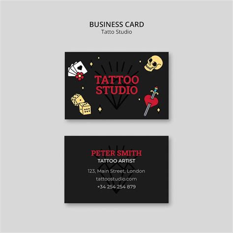 Imágenes De Tarjeta Presentacion Tattoo Descarga Gratuita En Freepik