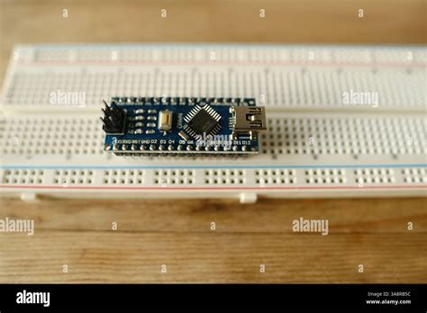 Electronics Components Breadboard In Box With Jumper Wires And Breadboard Symbolizing Diy