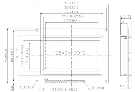 Blue Dot Matrix COG Graphic LCD Display Module Panel LCM W KS KS La Paz County