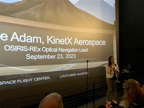 What A Privilege To Brief The Osiris Rex Sample Return Distinguished Guests Yesterday At The