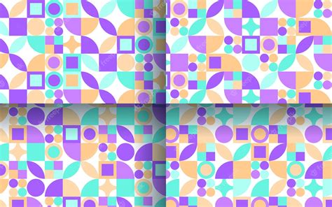 Premium Vector Abstract Geometry Pattern Colorful Background