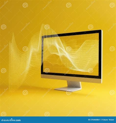 Digital Data Processing Over Computer Screen Created Using Generative