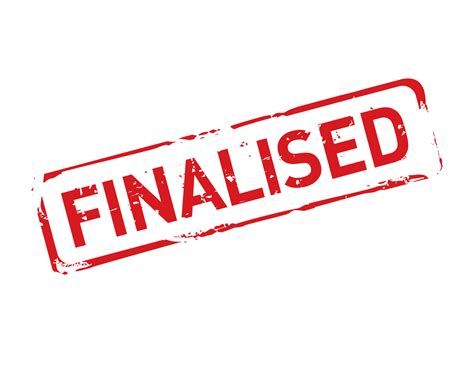 Red Stamp Finalised Vector Illustration 22275733 Vector Art At Vecteezy