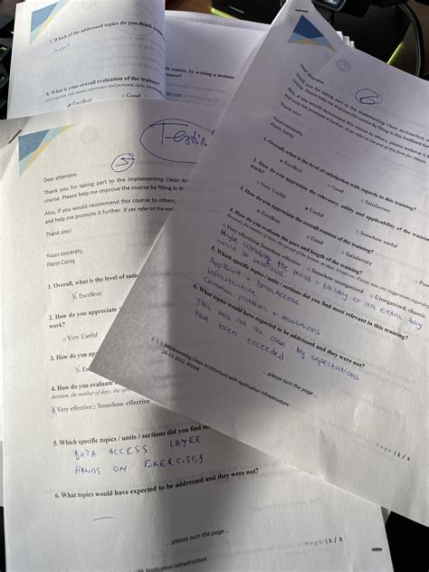 Florin Coroș On Linkedin Training Feedback Cleanarchitecture Softwaredesign Codedesign