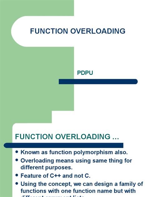 14 function overloading pdf area subroutine