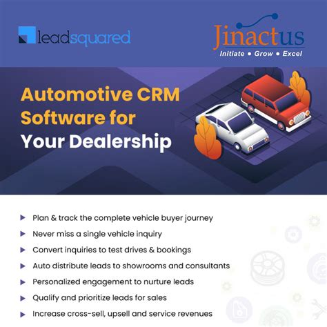 Jinactus Consulting On Linkedin Leadsquared Crm Salesautomation Automation Automotive…