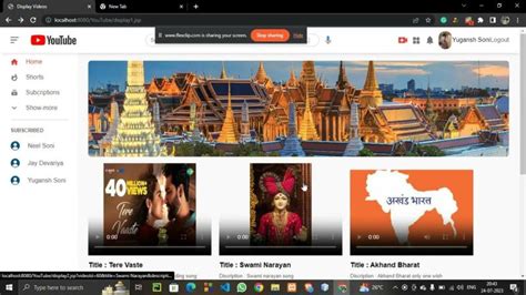 neel nikunjkumar soni on linkedin youtube clone full stack java