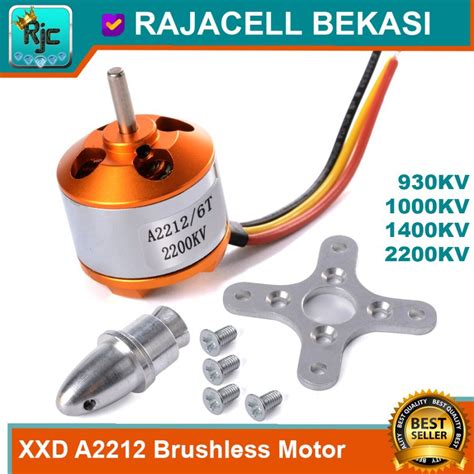 Jual Xxd A2212 Brushless Motor 1000kv 2200kv Rc Aircraft Quadcopter
