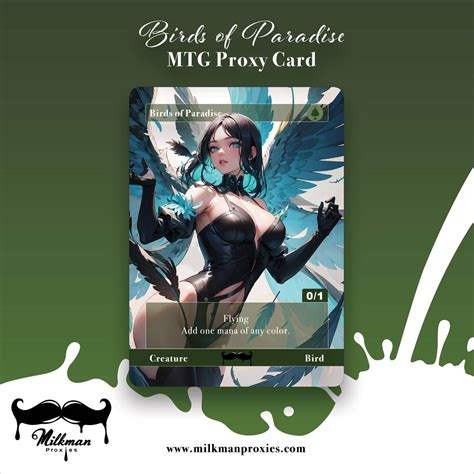 Birds Of Paradise Mtg Proxy Card Milkman Proxies