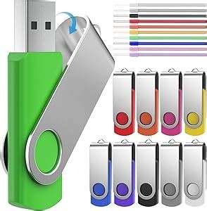 Amazon Com FEBNISCTE 16GB Flash Drive Jump Drive 10 Pack Memoria USB 2 0 Multi Coloured USB