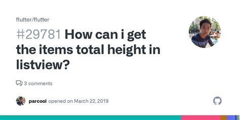 How Can I Get The Items Total Height In Listview · Issue 29781