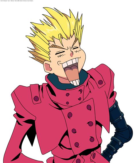 Trigun Vash Stampede Laughing Vector Png By Vigoordesigns On Deviantart