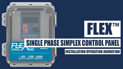 Flex™ Single Phase Simplex Installation Operation Animation Youtube