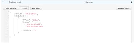 spring boot amazon ses exception iam user is not authorized to perform `ses sendrawemail on
