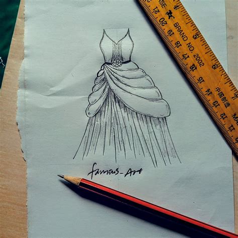 How To Draw A Dress Design For Beginners