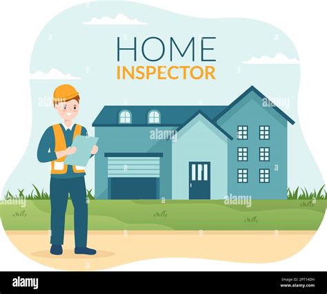 Home Inspector Checks The Condition Of The House And Writes A Report