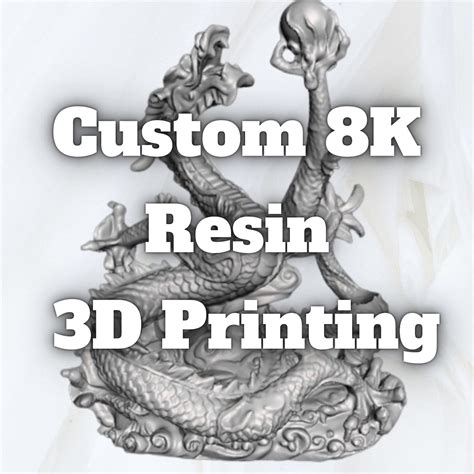 Custom Resin 3d Printing Service Personalized And High Quality Prints For Unique Creations Etsy