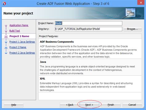Steps To Create A Adf Fusion Web Application Using Adf Business
