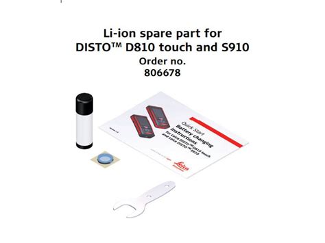 Leica Disto D810 Touchとs910 用li Ion バッテリー Leica Geosystems