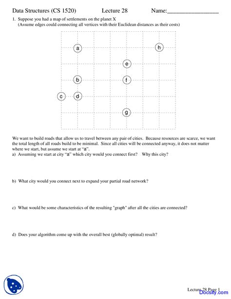 Map Data Structures Lecture Notes Docsity