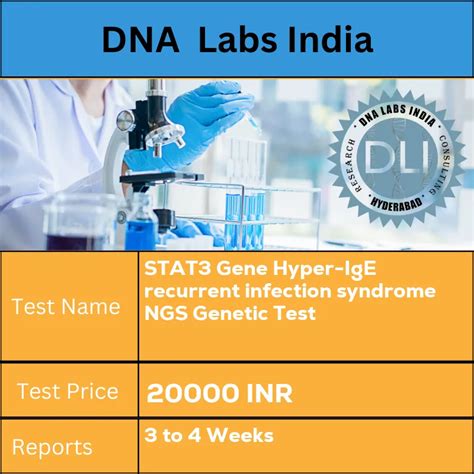 Stat3 Gene Hyper Ige Recurrent Infection Syndrome Ngs Genetic Test Cost 20000 Inr In India