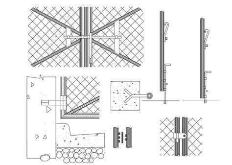 Section Of Foundation Is Given In 2d Autocad Dwg Drawing