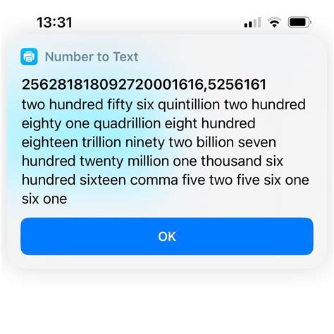 Number To Text This Shortcut Will Convert Any Number To Text Rshortcuts