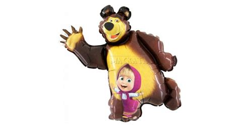 Фолиев балон Мечока на Маша Магазин ЗАБАВА Промо цена