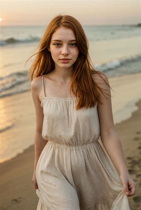 Poppy Walking On Beach At Sunset By Ai Mollie Anderson On Deviantart